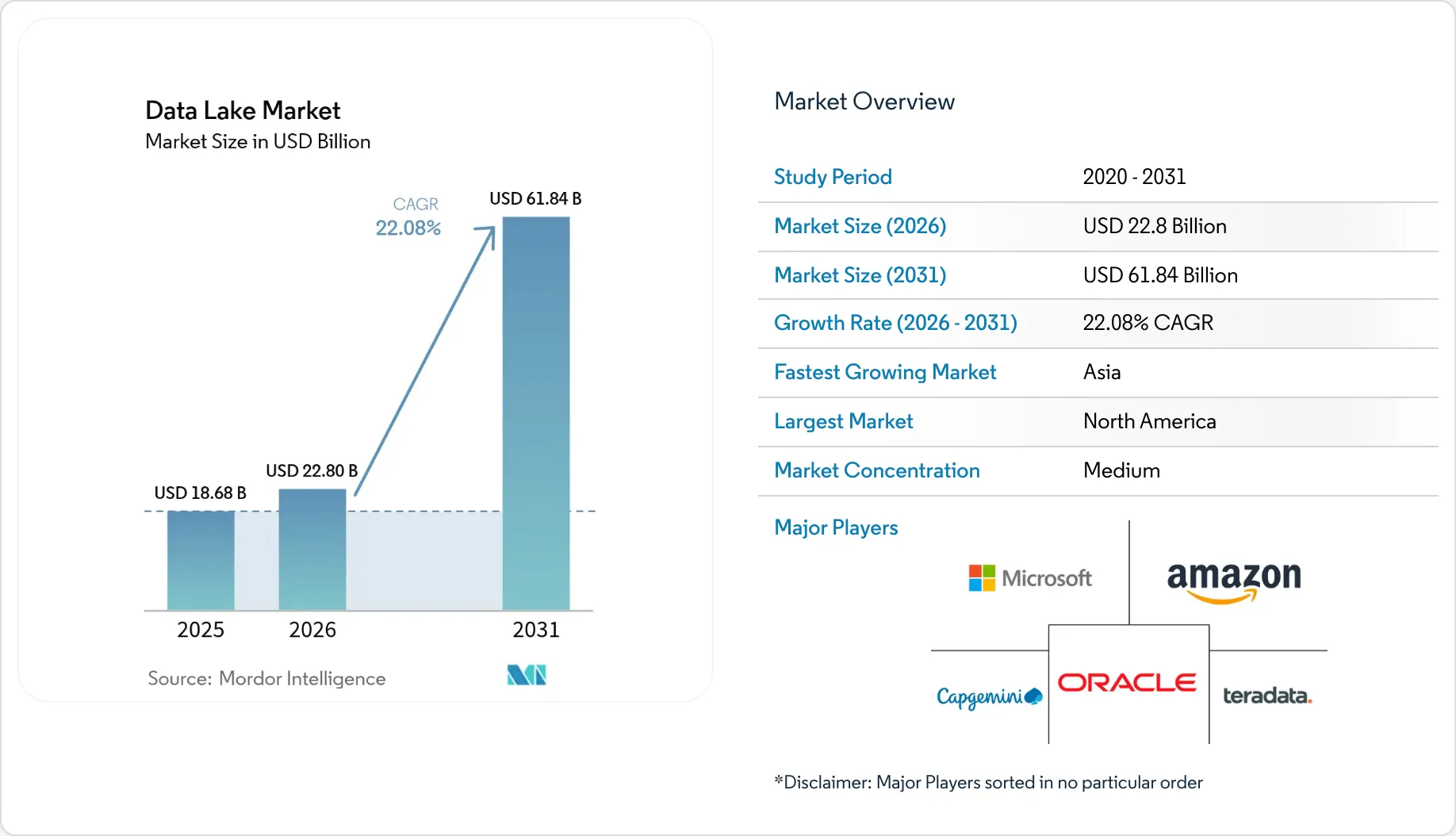 Data Lake Market Size, Trends, Share, Growth & Industry Analysis 2031