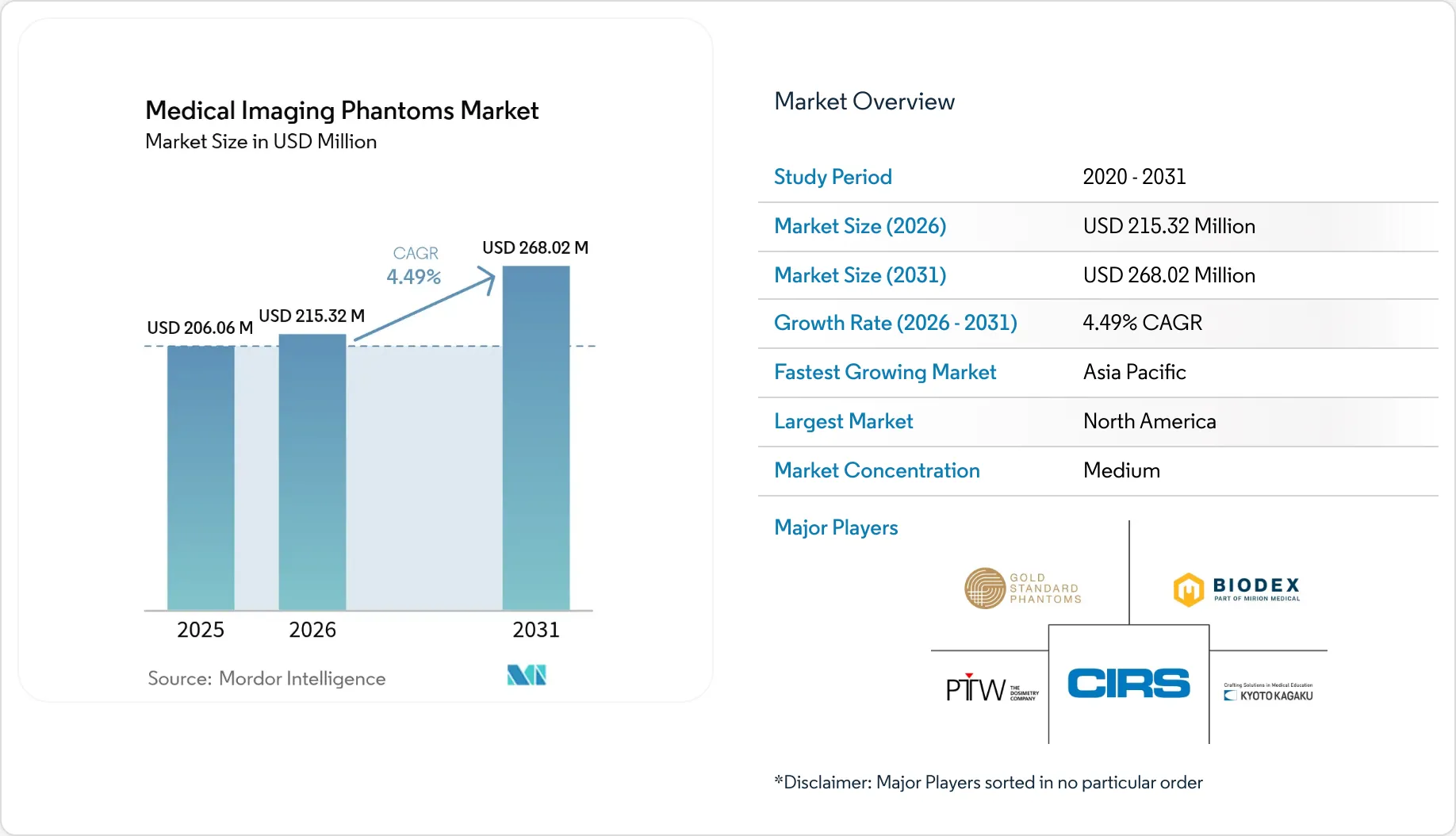 Medical Imaging Phantom Market Size, Share & Industry Growth Report - 2031